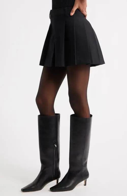 OPEN EDIT Pleated Miniskirt