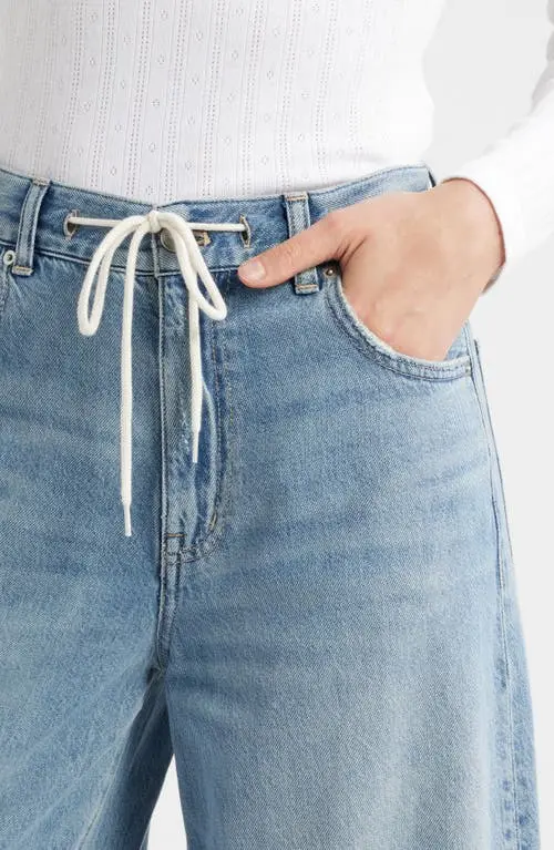 Madewell Superwide Leg Drawstring Jeans