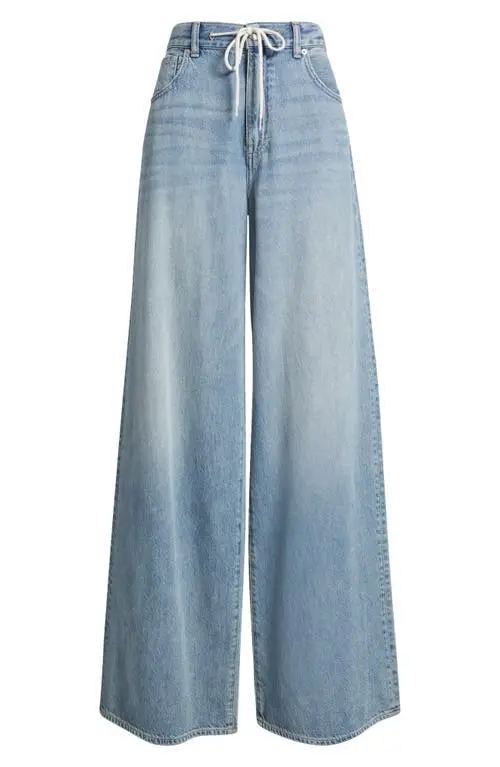 Madewell Superwide Leg Drawstring Jeans