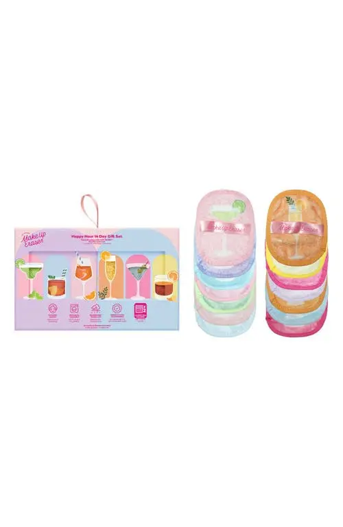 THE ORIGINAL MAKEUP ERASER Happy Hour 14-day Makeup Eraser Set $50 Value - None