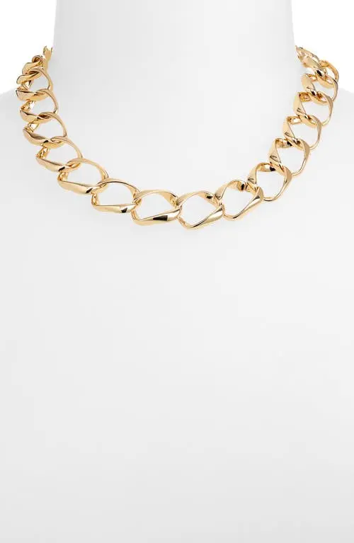 Nordstrom Oversize Curb Link Collar Necklace - Gold