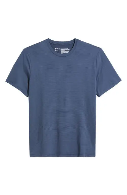 Zella Dynamic Stripe T-shirt - Navy Eclipse Stripe