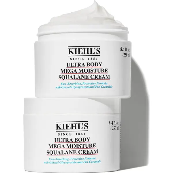 KIEHL'S SINCE 1851 Ultra Body Mega Moisture Squalane Cream Duo $98 Value - No Color