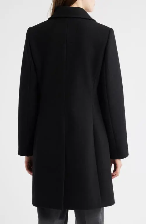 Sam Edelman Single-breasted Longline Coat - Black
