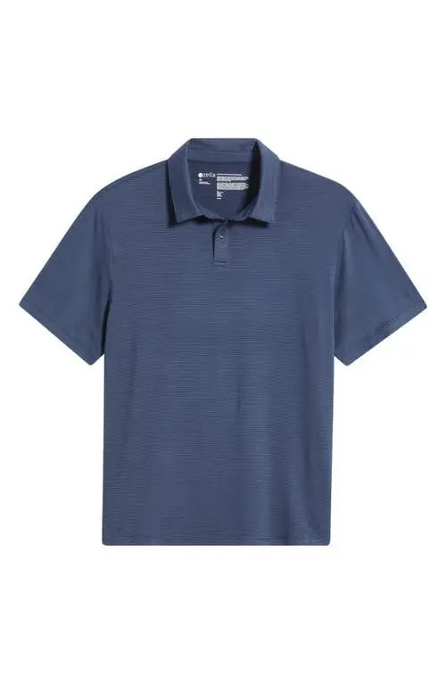 Zella Dynamic Stripe Polo - Navy Eclipse Stripe