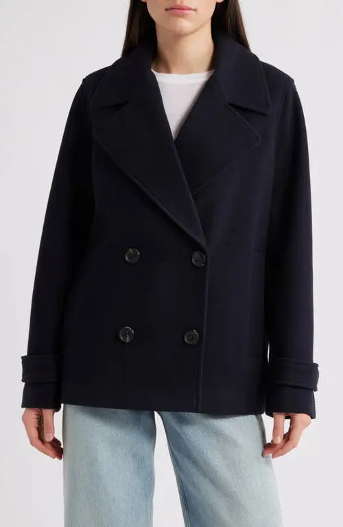 Sam Edelman Pea Coat - Navy