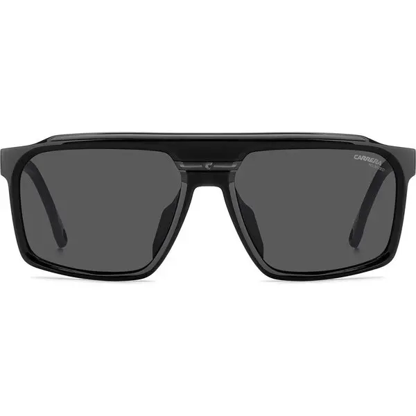 Carrera Eyewear C Sport 59mm Rectangular Sunglasses - Black/grey Pz