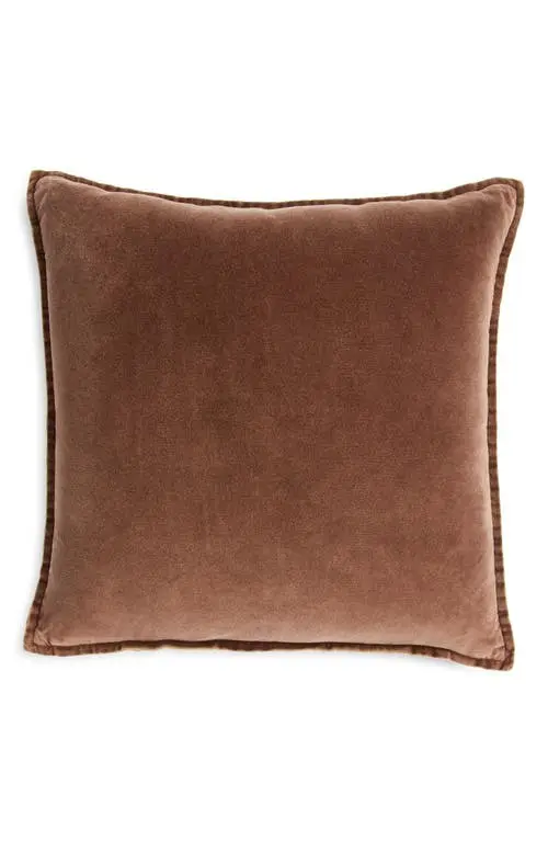 Nordstrom Velveteen Accent Pillow - Brown Bitter Multi