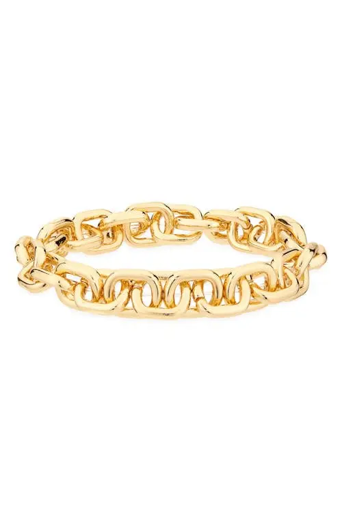 Nordstrom Soft Square Link Stretch Bracelet - Gold