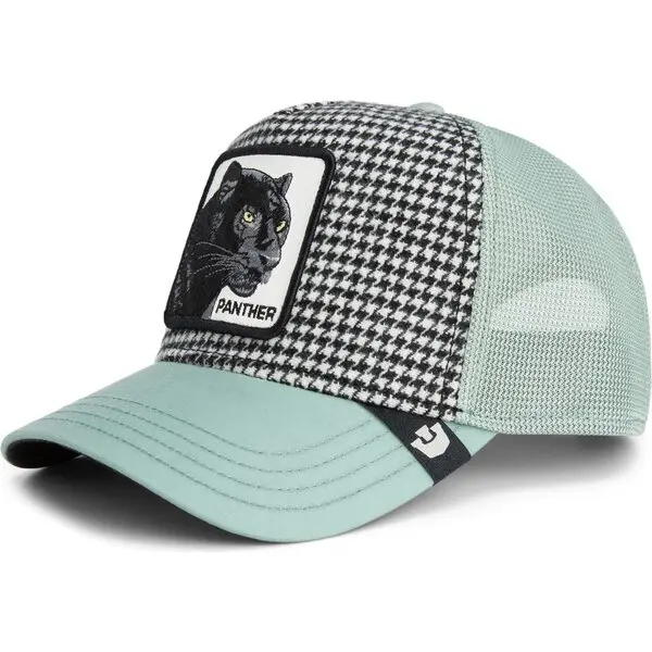 GOORIN BROS Dapper Panther Trucker Cap - Black/mint