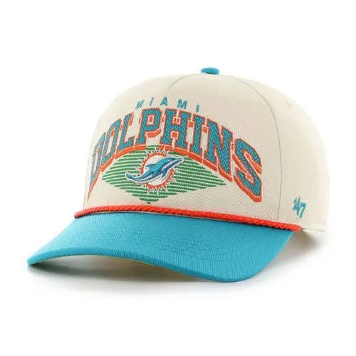 '47 Miami Dolphins Pomona Rope Adjustable Hitch Hat - Cream