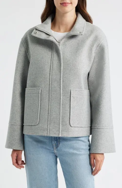 Sam Edelman Felt Jacket - Grey