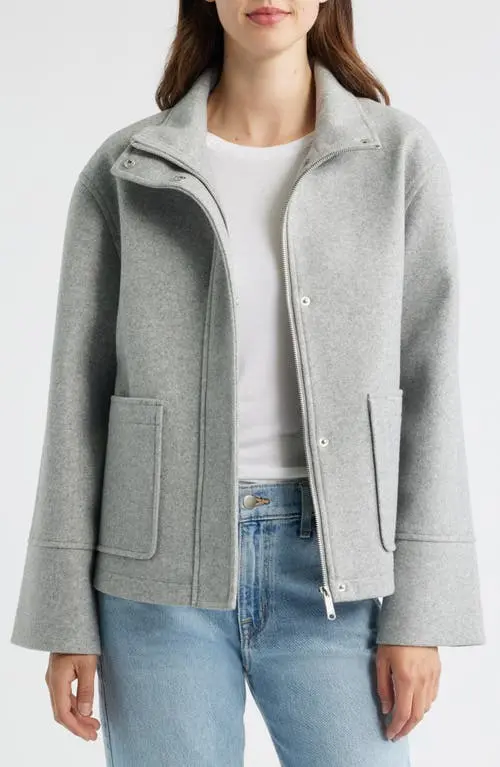 Sam Edelman Felt Jacket - Grey