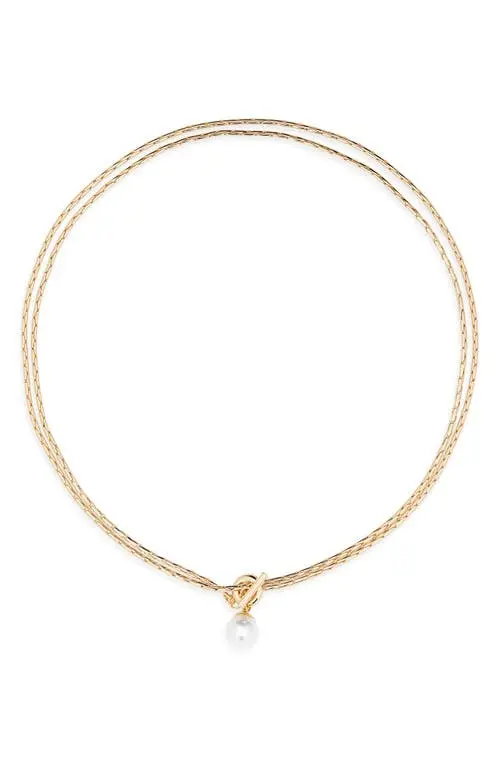 Jenny Bird Amelia Wrap Chain Necklace - High Polish Gold