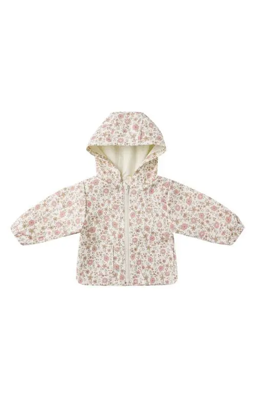 QUINCY MAE Bloom Hooded Raincoat