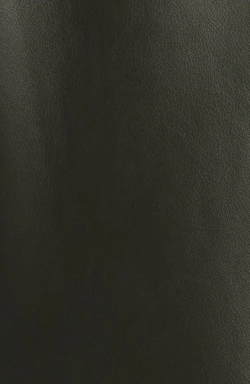 Bernardo Longline Faux Leather Coat