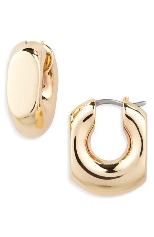 Jenny Bird Medium Mila Hoop Earrings - High Polish Gold