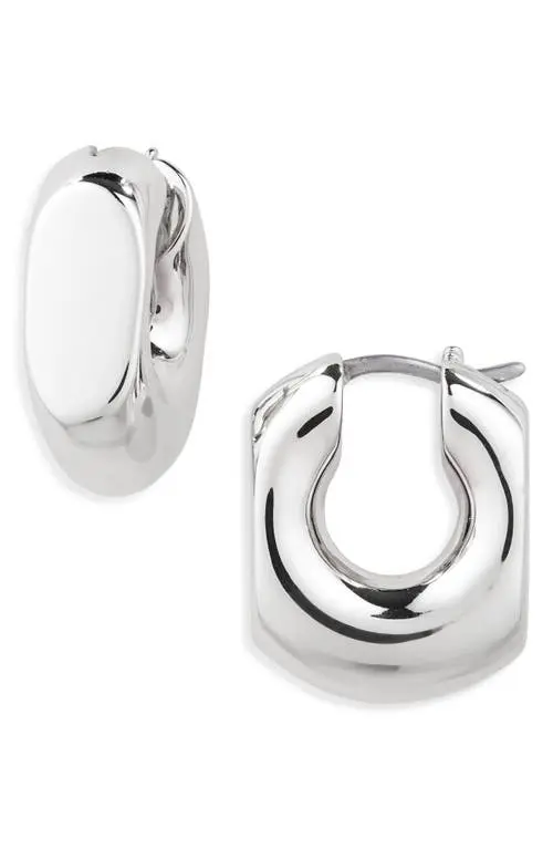 Jenny Bird Medium Mila Hoop Earrings - High Polish Silver