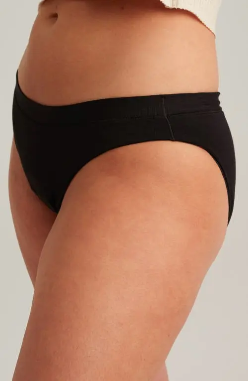 SAALT Regular Absorbency Comfort Bikini - Black