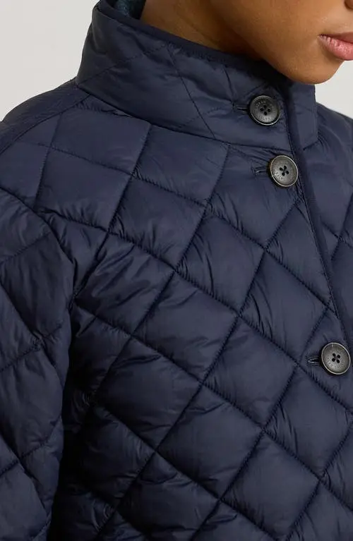 Ralph Lauren Diamond Quilted Puffer Jacket - Dark Navy