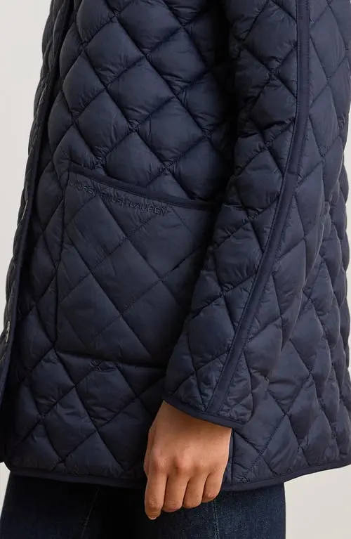 Ralph Lauren Diamond Quilted Puffer Jacket - Dark Navy