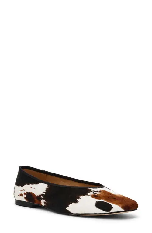 Steve Madden Pipa Ballerina Flats - Cow Print Calf Hair