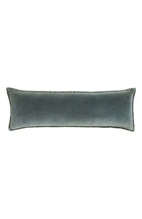 Nordstrom Velveteen Bolster Pillow - Green Balsam