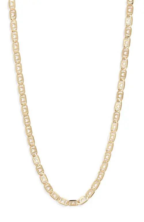 Jenny Bird Bobbi Heart Link Chain Necklace - High Polish Gold