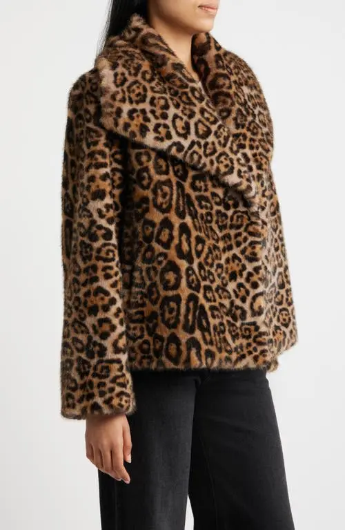 Sam Edelman Faux Fur Jacket - Leopard