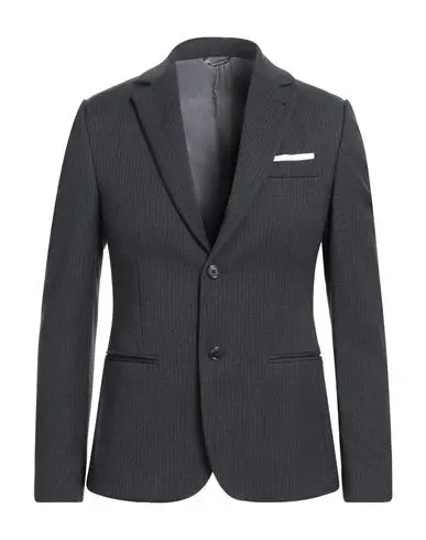 DANIELE ALESSANDRINI Striped Single-breasted Blazer