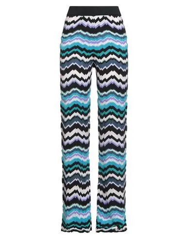 Missoni Pants In Viscose, Wool, And Polyamide - Azure