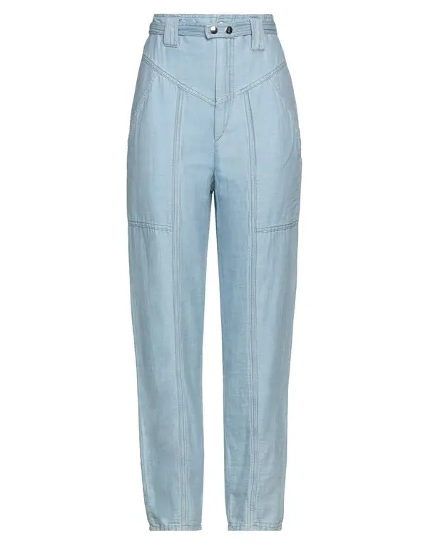 Isabel Marant Étoile Cotton And Linen Blend Jeans - Blue