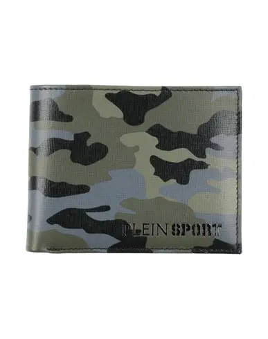 PLEIN SPORT Wallet Military Cow Leather - Green