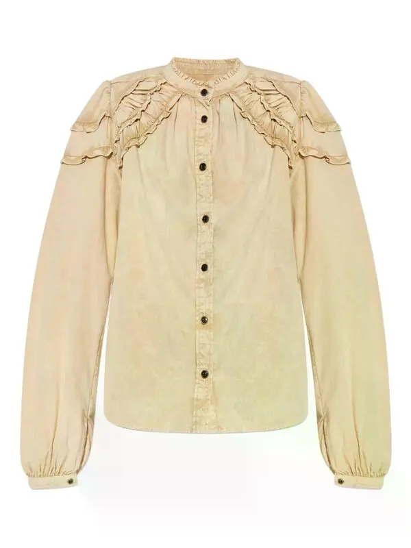 MARANT ETOILE Ruffled Cotton Shirt