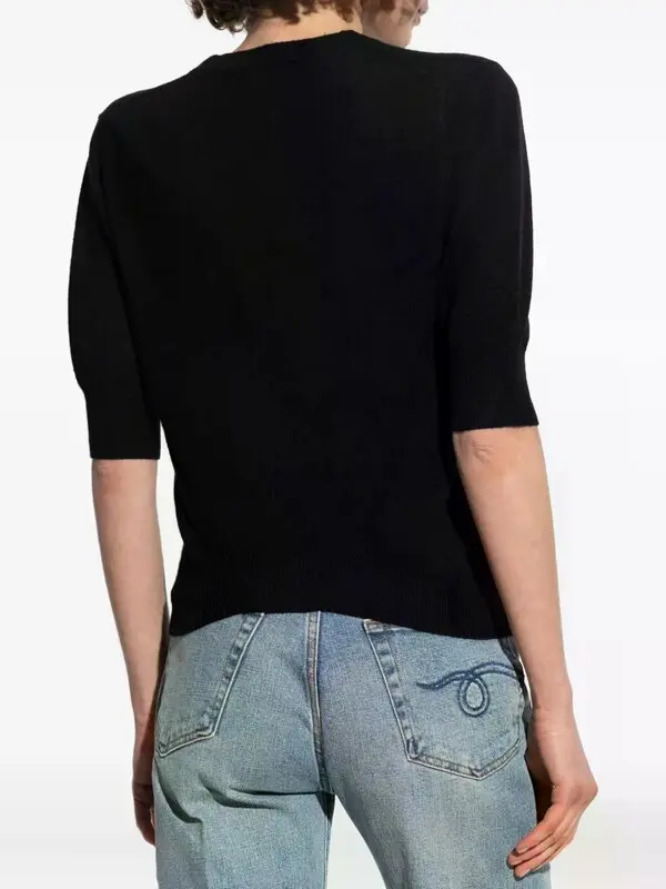 R13 Puff-sleeve Button Cardigan