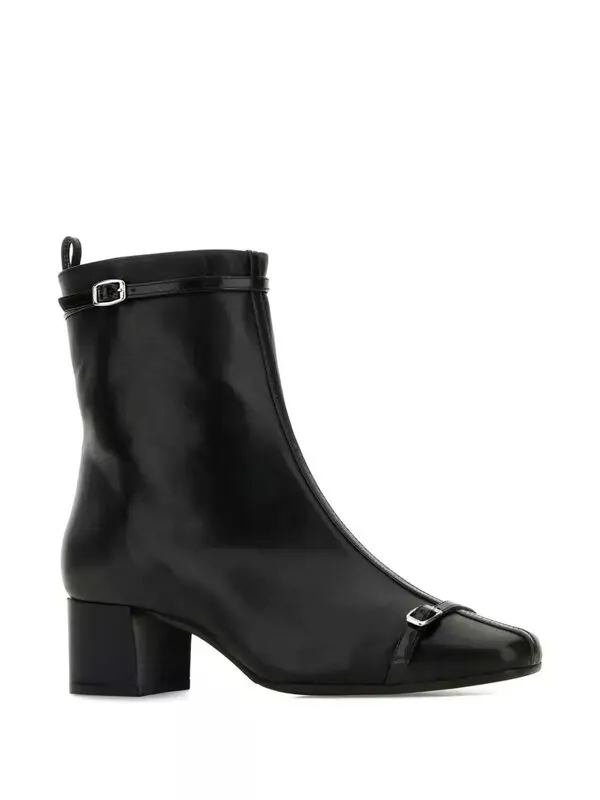 CAREL 50mm Buckle-strap Leather Ankle Boots