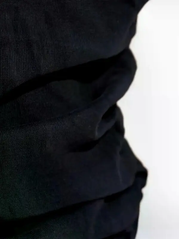 Isabel Marant Étoile Gathered-detail Cotton T-shirt - Black