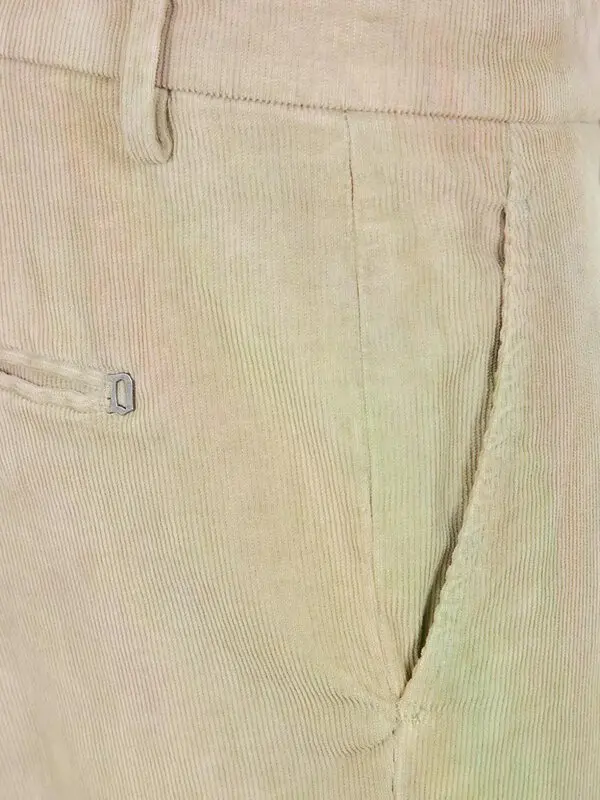 DONDUP Corduroy Cuffed Trousers - Neutrals