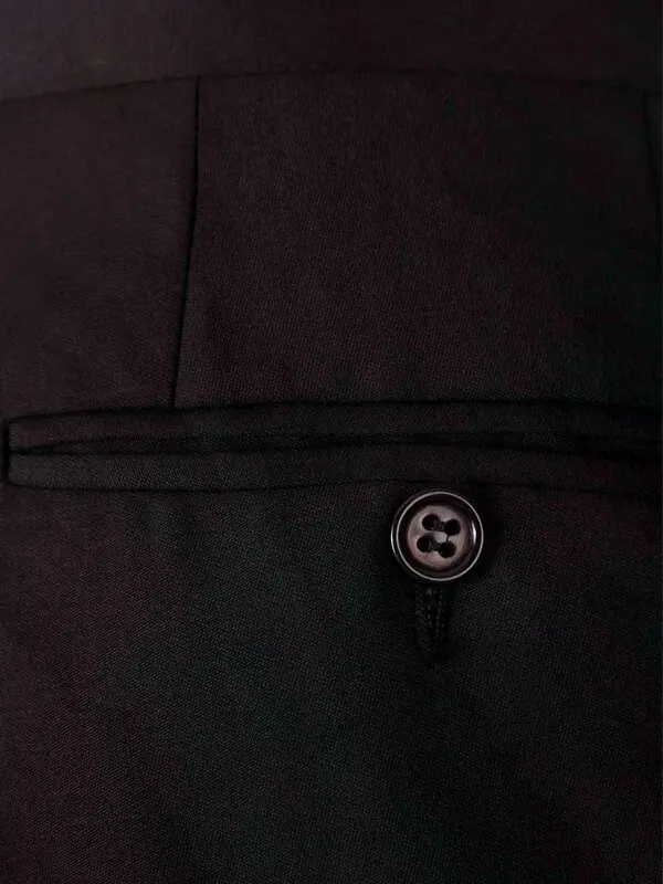 Canali Wool Trousers - Black
