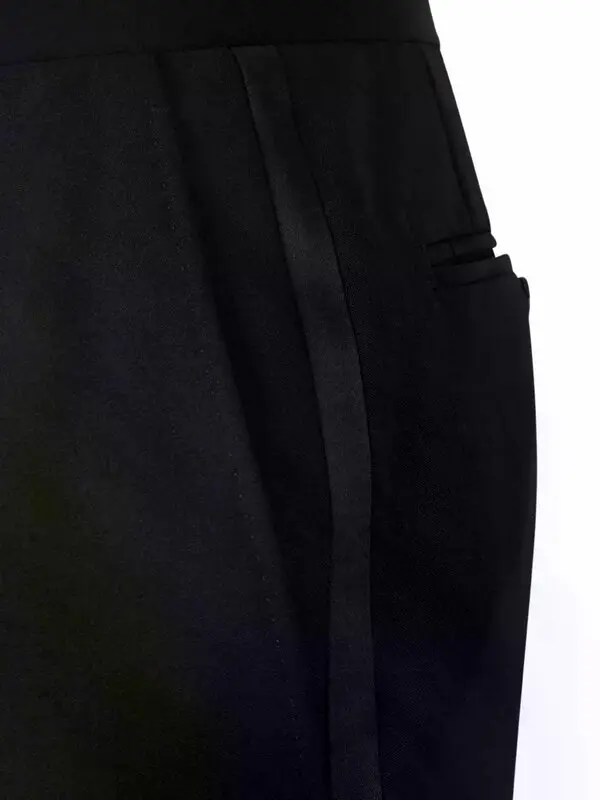 Canali Wool Trousers - Black