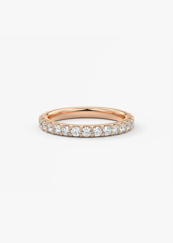 FRANK DARLING Classic 3/4 Eternity Diamond Band - Yellow Gold