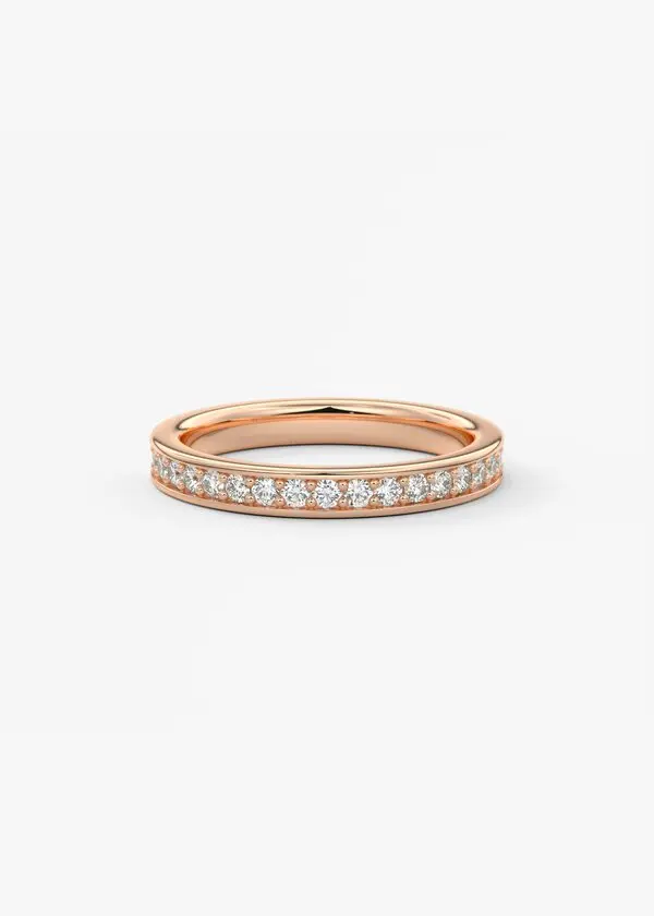 FRANK DARLING The Heirloom Half Eternity 2.3mm Band - Yellow Gold