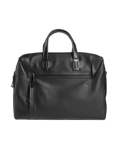 PIQUADRO Leather Computer Bag - Black