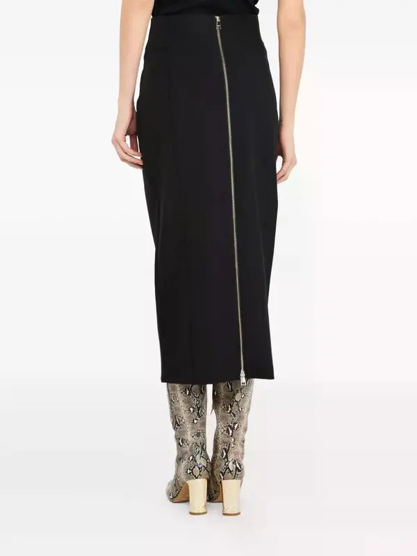 Liu Jo Midi Skirt With Back-zip Closure