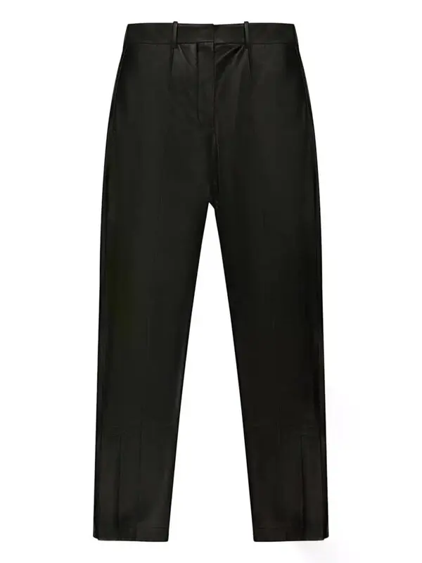 Bally Leather Straight-leg Trousers