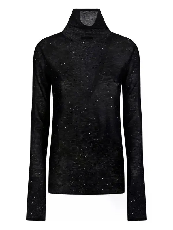 Pinko Embellished Roll-neck Top