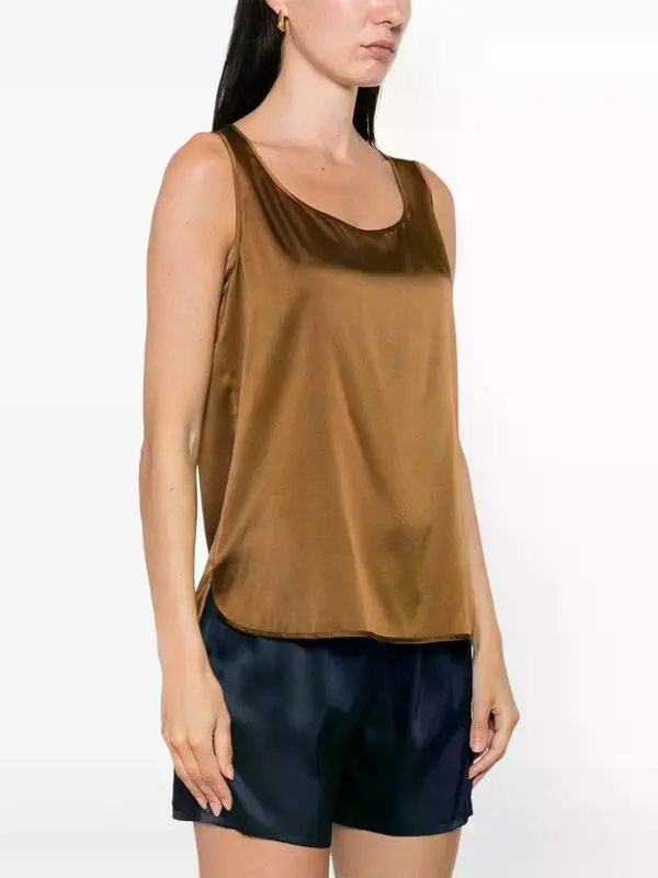 Max Mara Scoop-neck Top - Brown