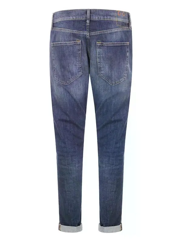 DONDUP Cuffed Denim Jeans - Blue