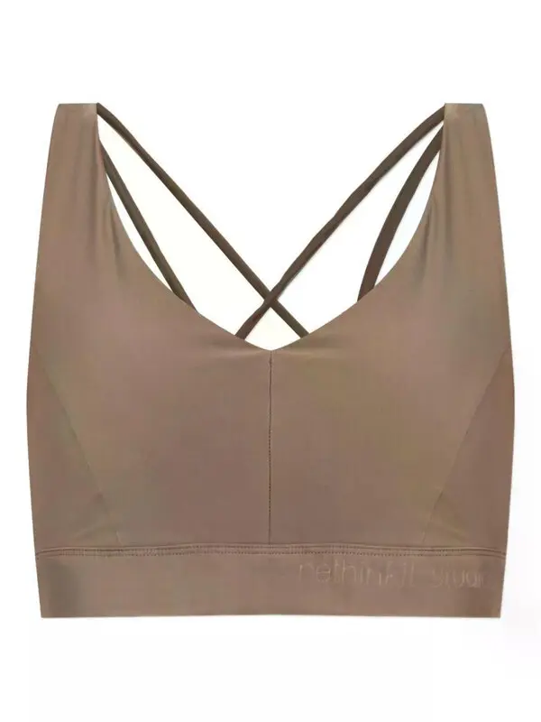 RETHINKIT STUDIOS Cross-back Cropped Top