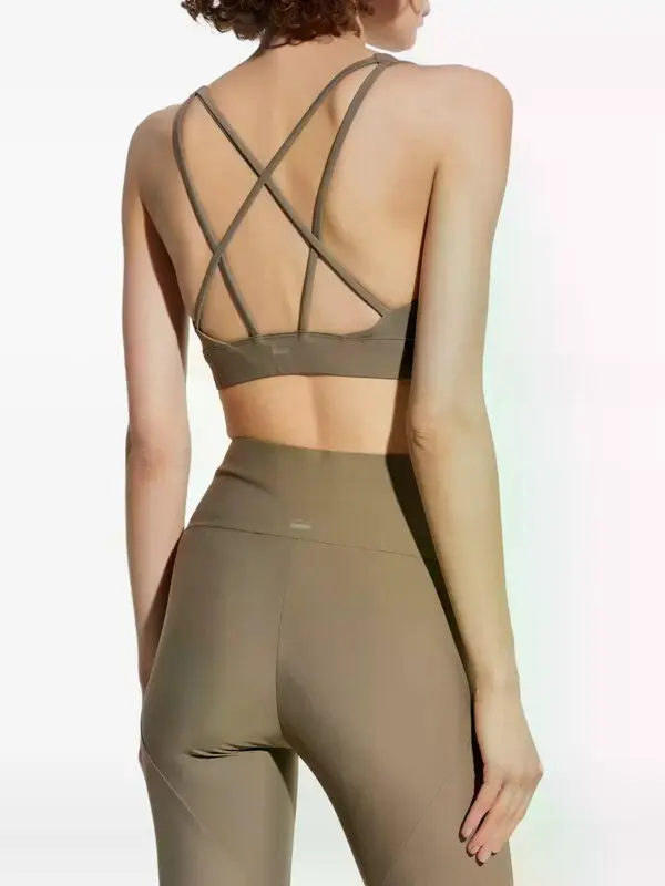 RETHINKIT STUDIOS Cross-back Cropped Top